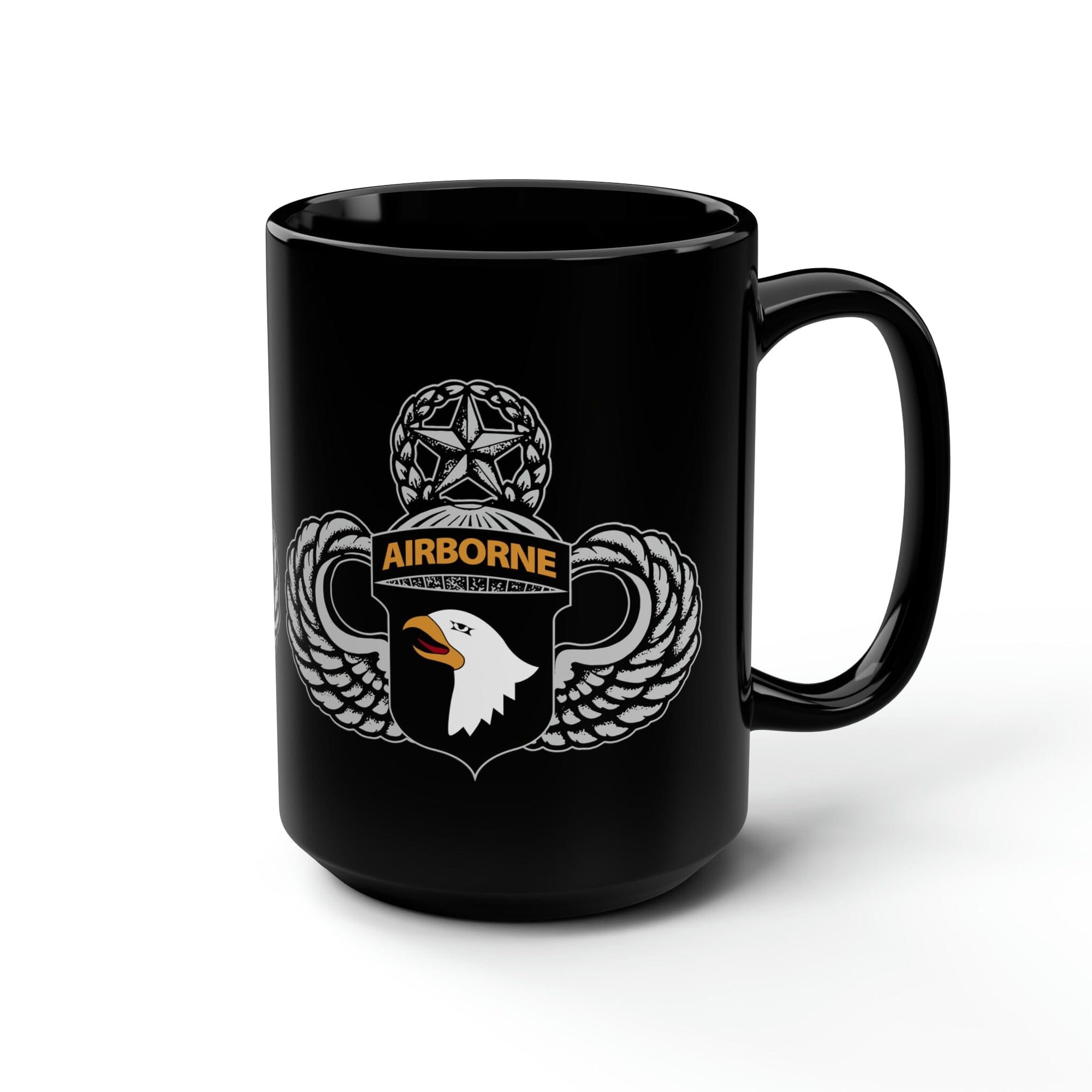 101st Airborne Master Blaster 15oz Black Mug – American Marauder