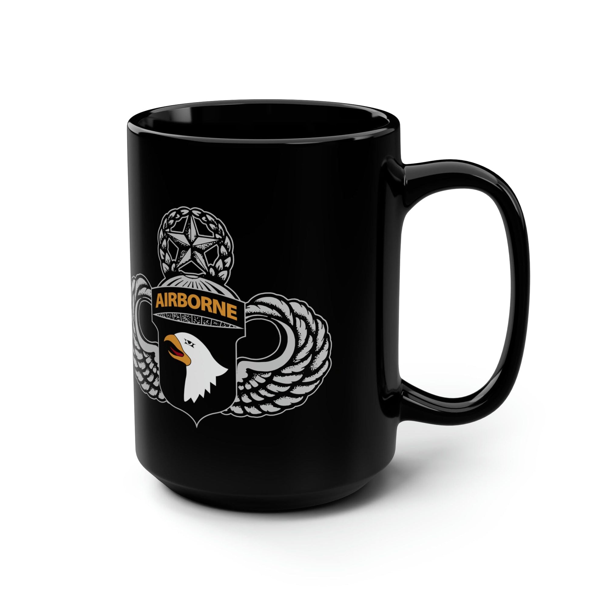 101st Airborne Master Blaster 15oz Black Mug – American Marauder