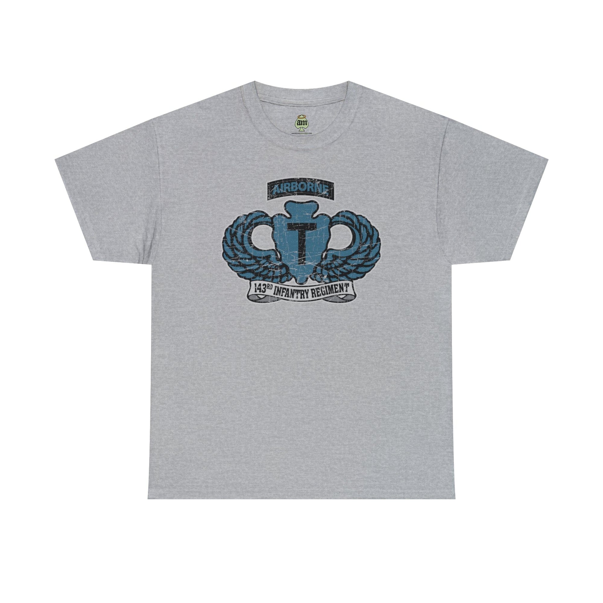 143rd Airborne Custom - Unisex Heavy Cotton Tee – American Marauder