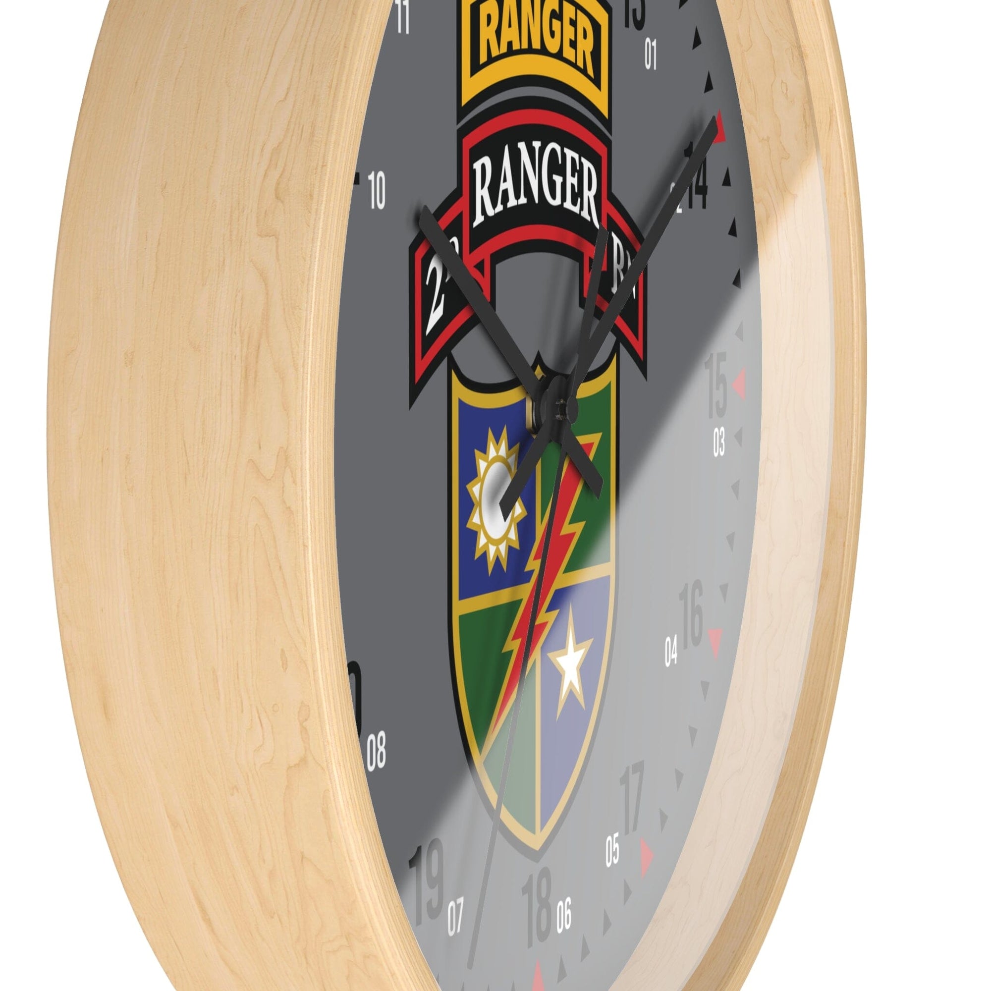 2nd Ranger Battalion Scroll and Shield Wall Clock – American Marauder