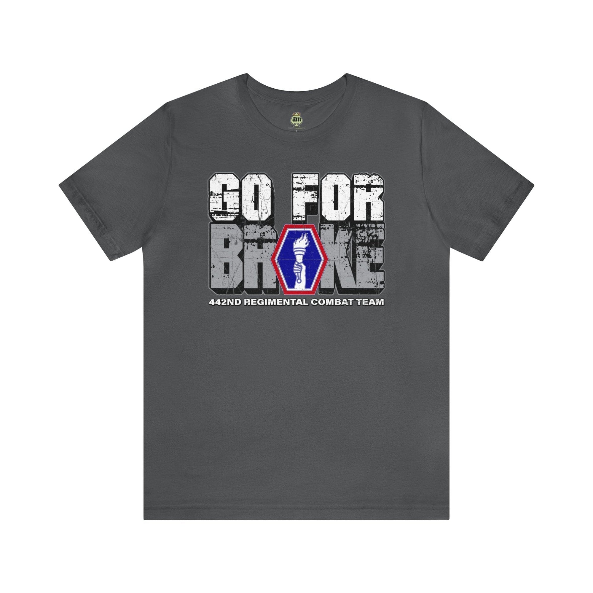 442nd Regimental Combat Team Go For Broke - Athletic Fit Team Shirt ...