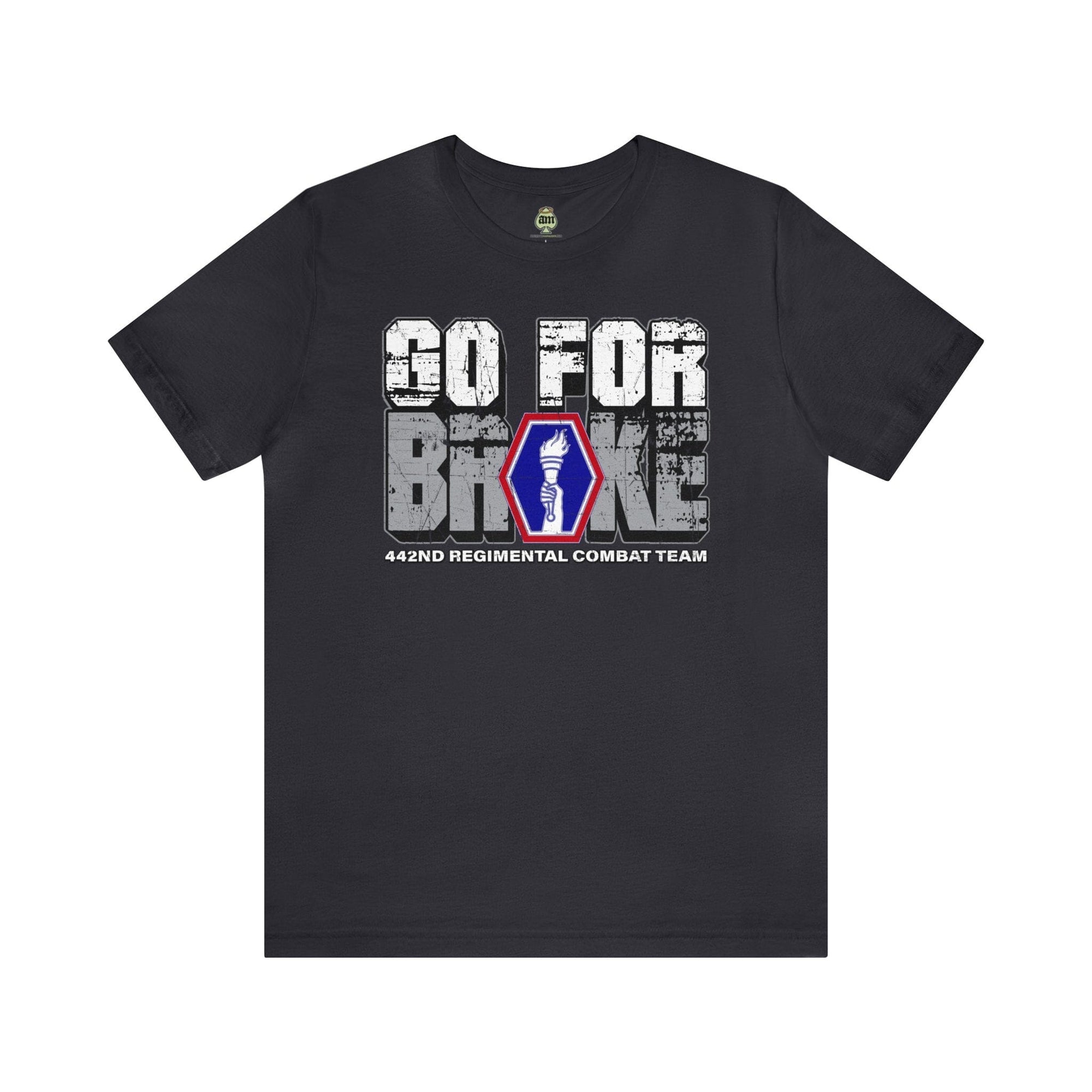 442nd Regimental Combat Team Go For Broke - Athletic Fit Team Shirt ...