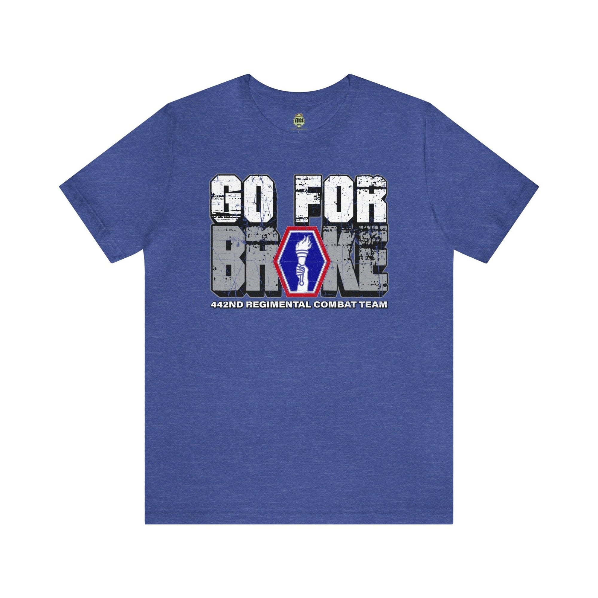442nd Regimental Combat Team Go For Broke - Athletic Fit Team Shirt ...