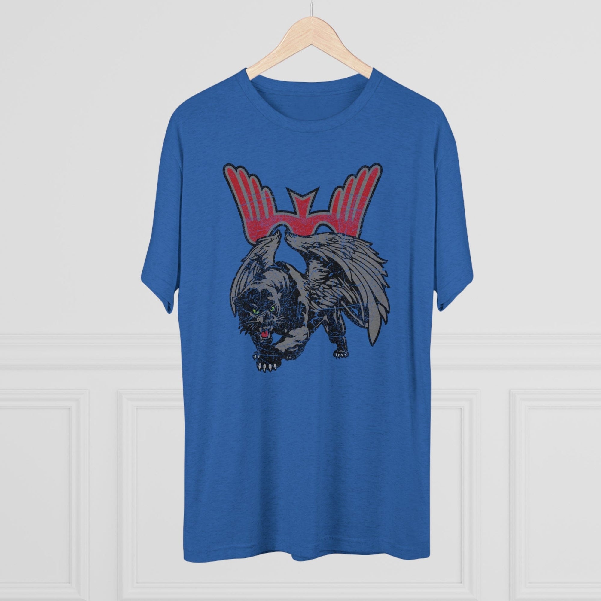 505th PIR Panthers DISTRESSED Insignia - Triblend Athletic Shirt ...