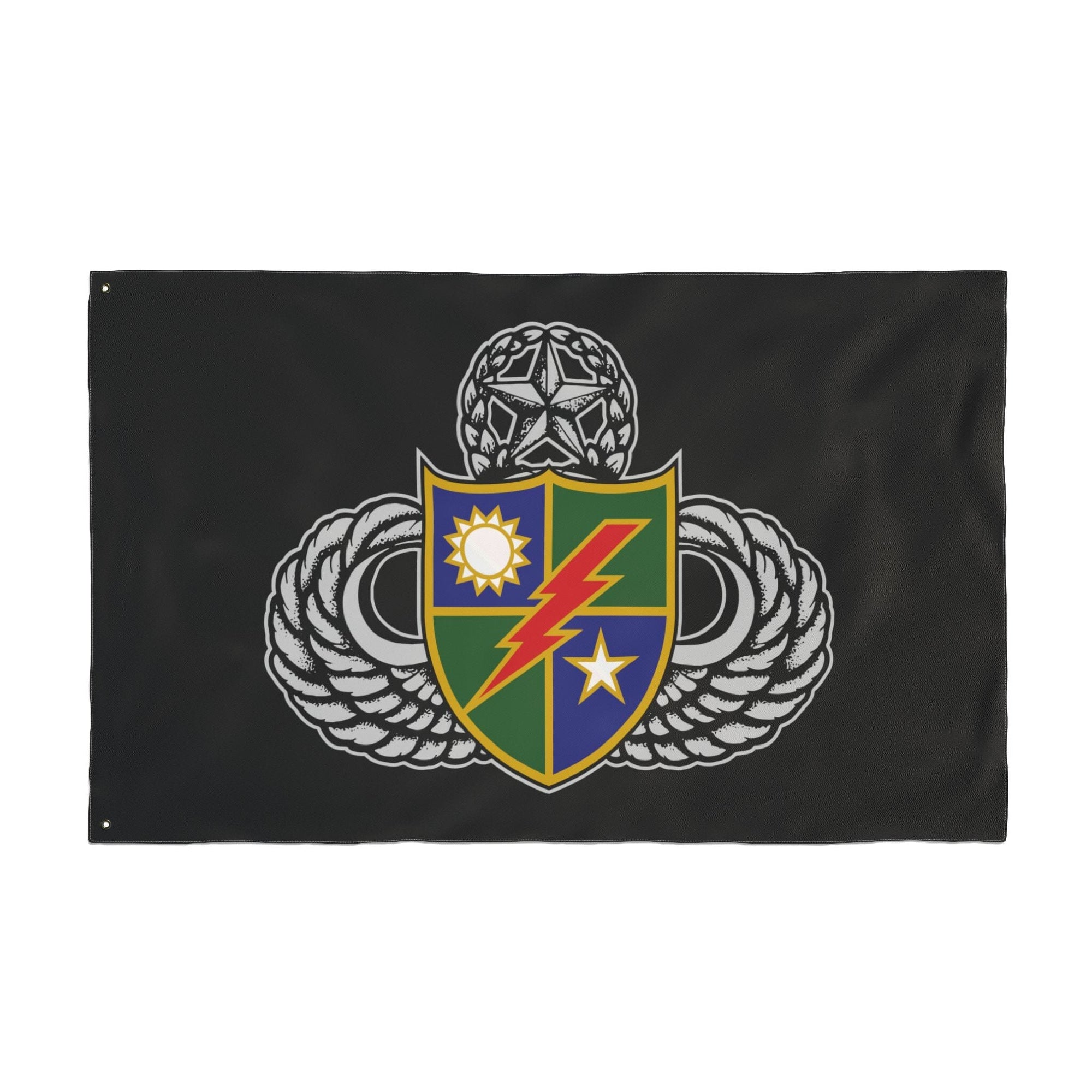 75th Ranger Regiment Insignia with Master Jump Wings Double-Sided Flag ...
