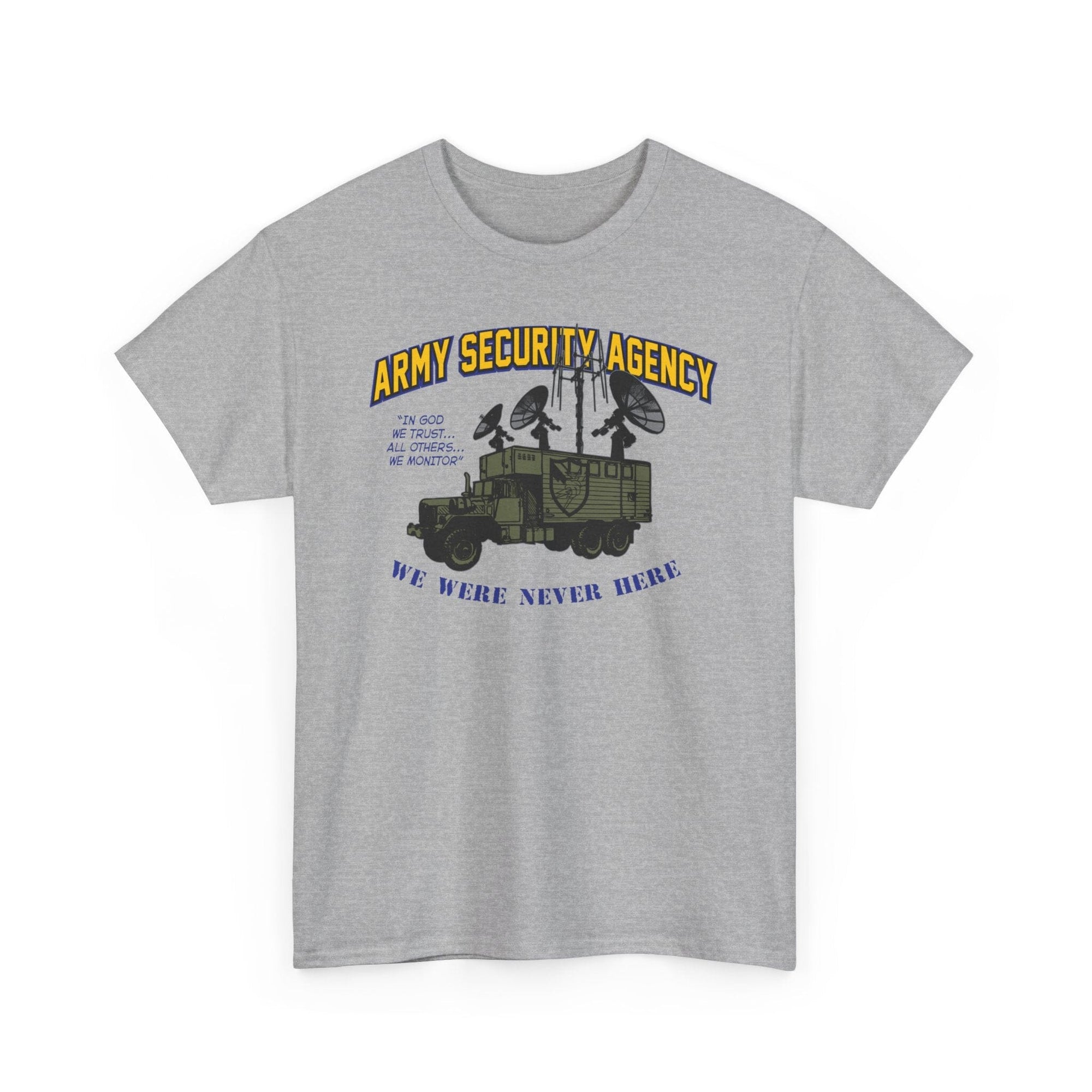 Army Security Agency Sneaky Truck - Unisex Heavy Cotton Tee – American ...