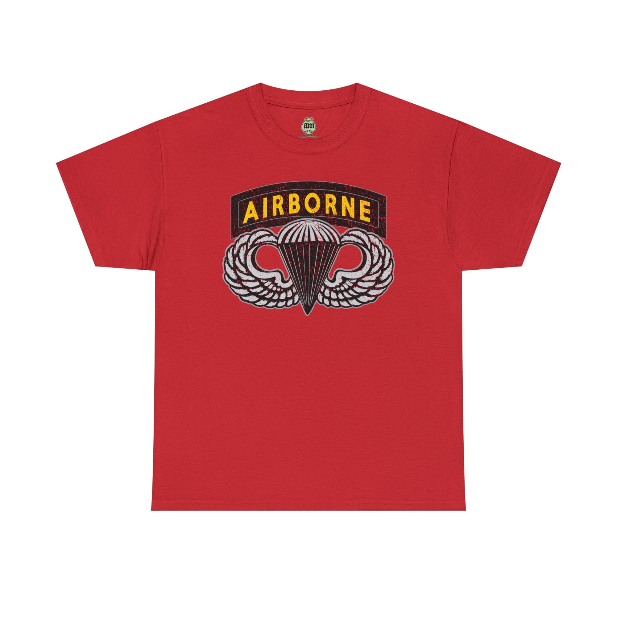 Custom Airborne Black and Gold Standard Fit Shirt – American Marauder