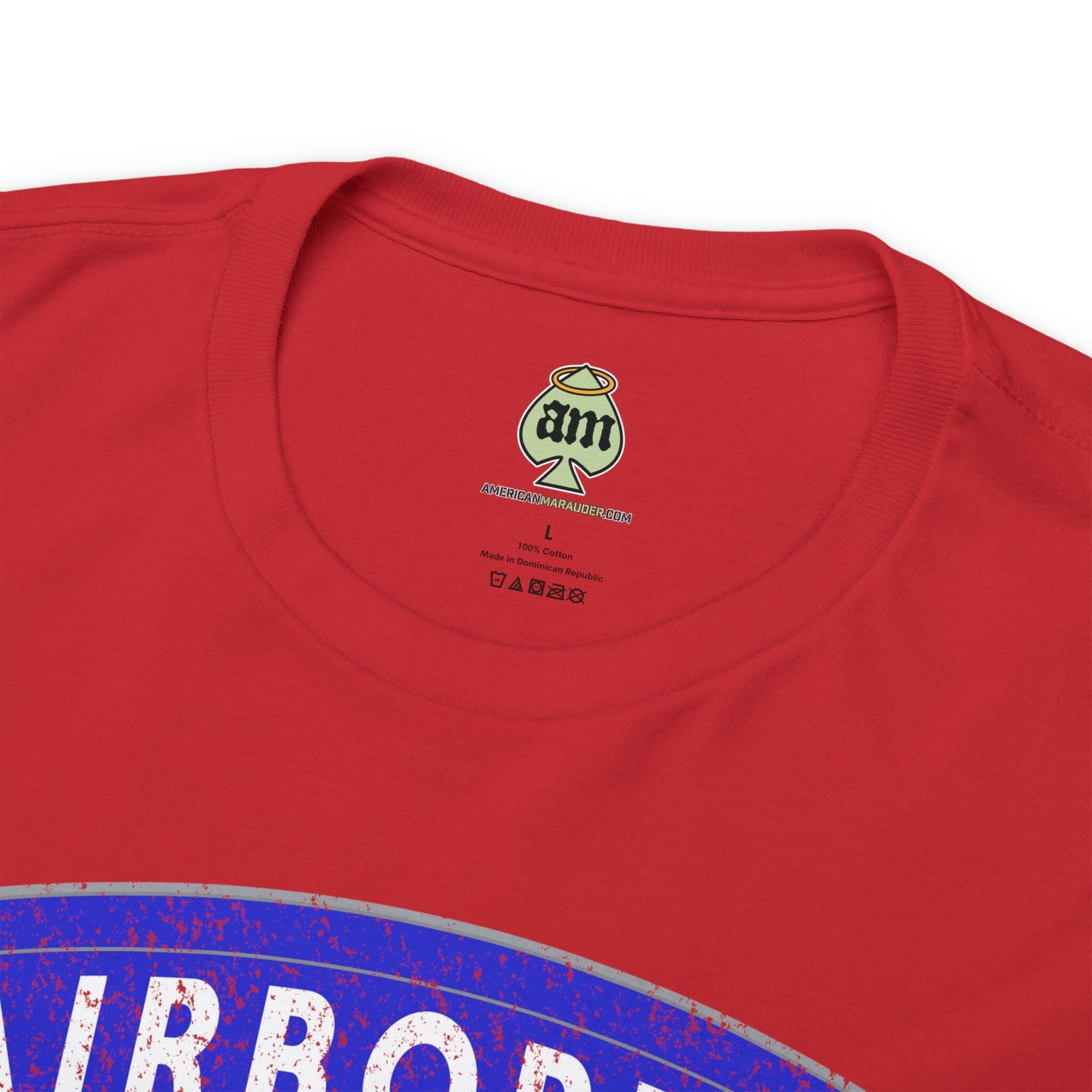 Custom Airborne Blue White Edition Standard Fit Shirt – American Marauder