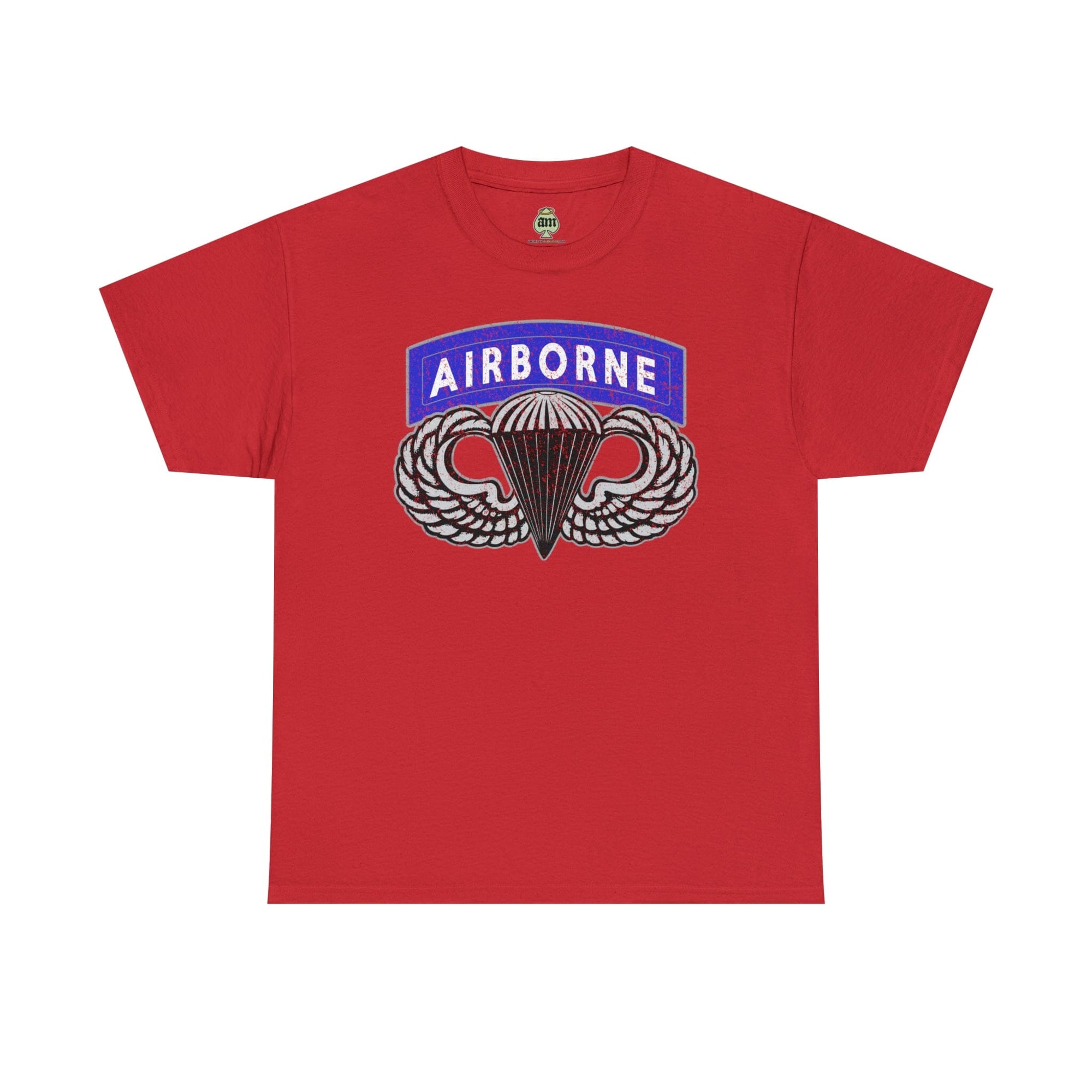 Custom Airborne Blue White Edition Standard Fit Shirt – American Marauder