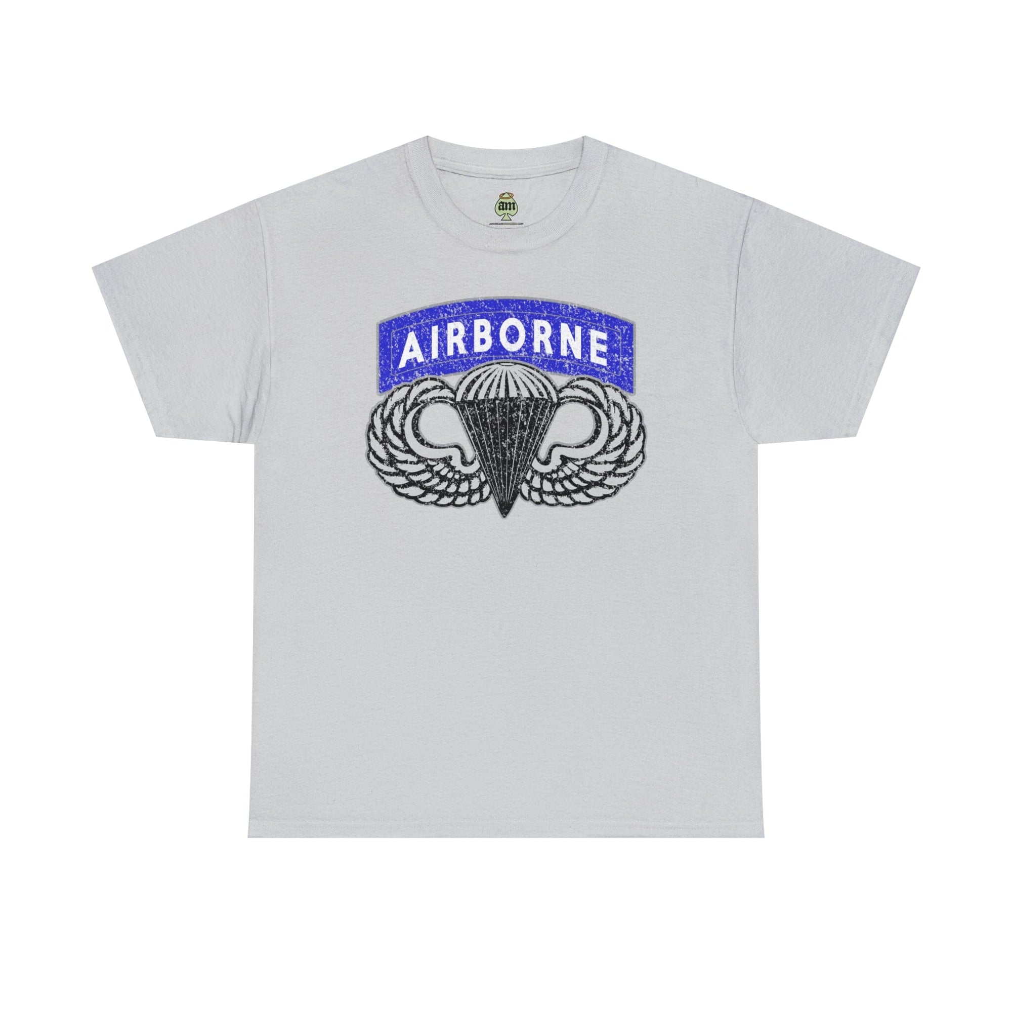 Custom Airborne Blue White Edition Standard Fit Shirt – American Marauder