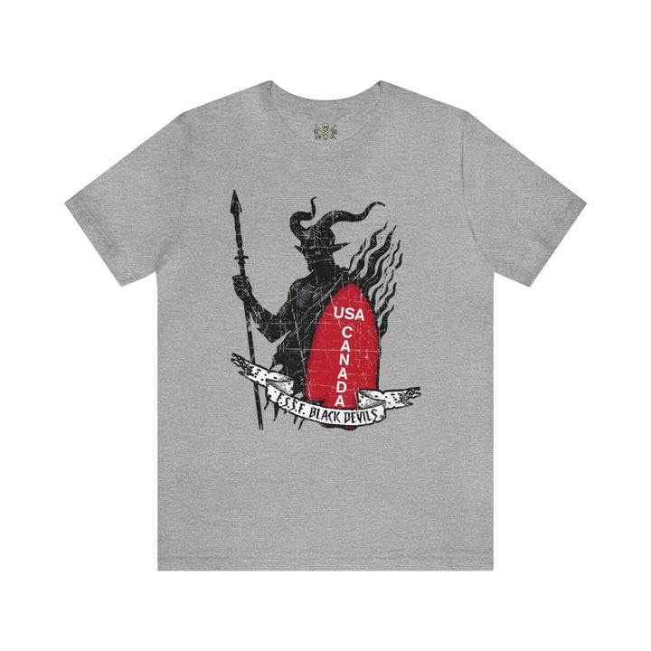 First Special Service Forces Black Devil - Athletic Fit Team Shirt ...