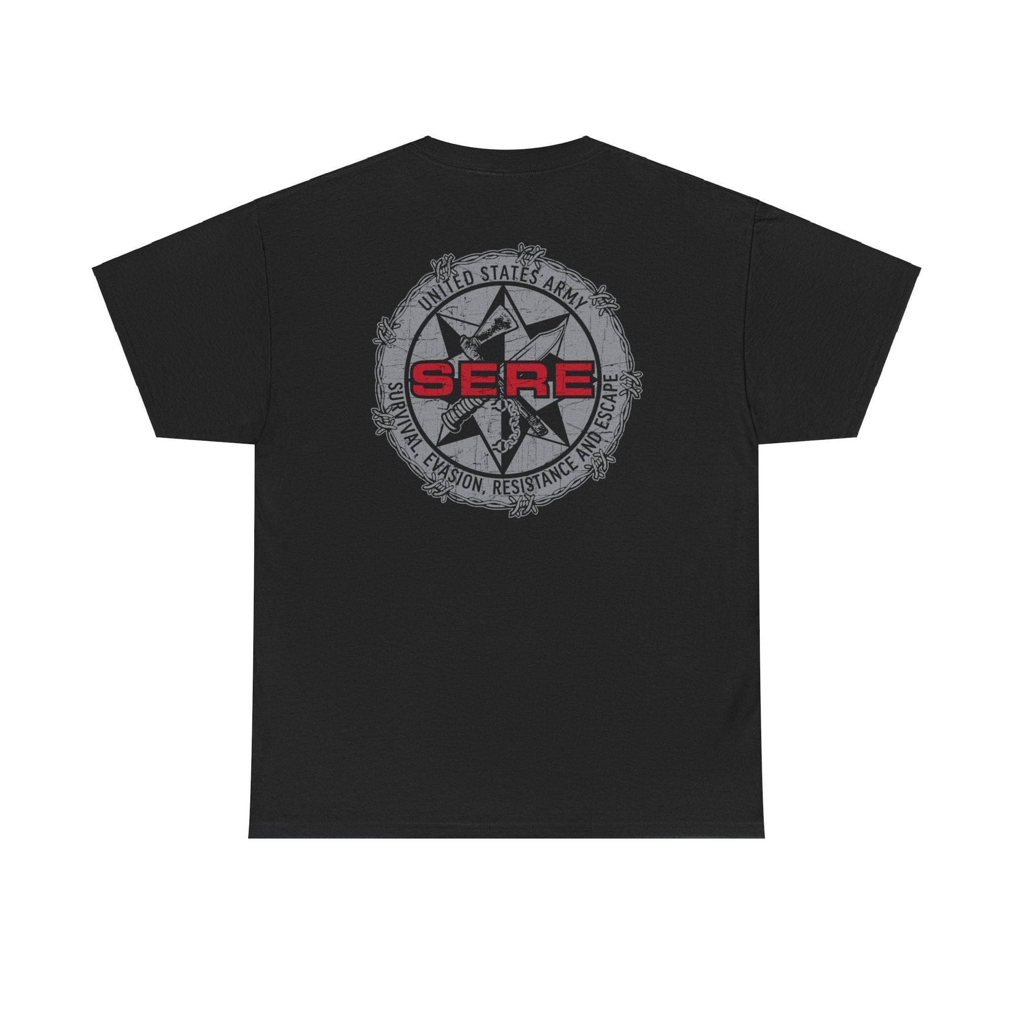 SERE Instructor Reunion GREY Edition Front Back - Heavy Cotton Shirt ...