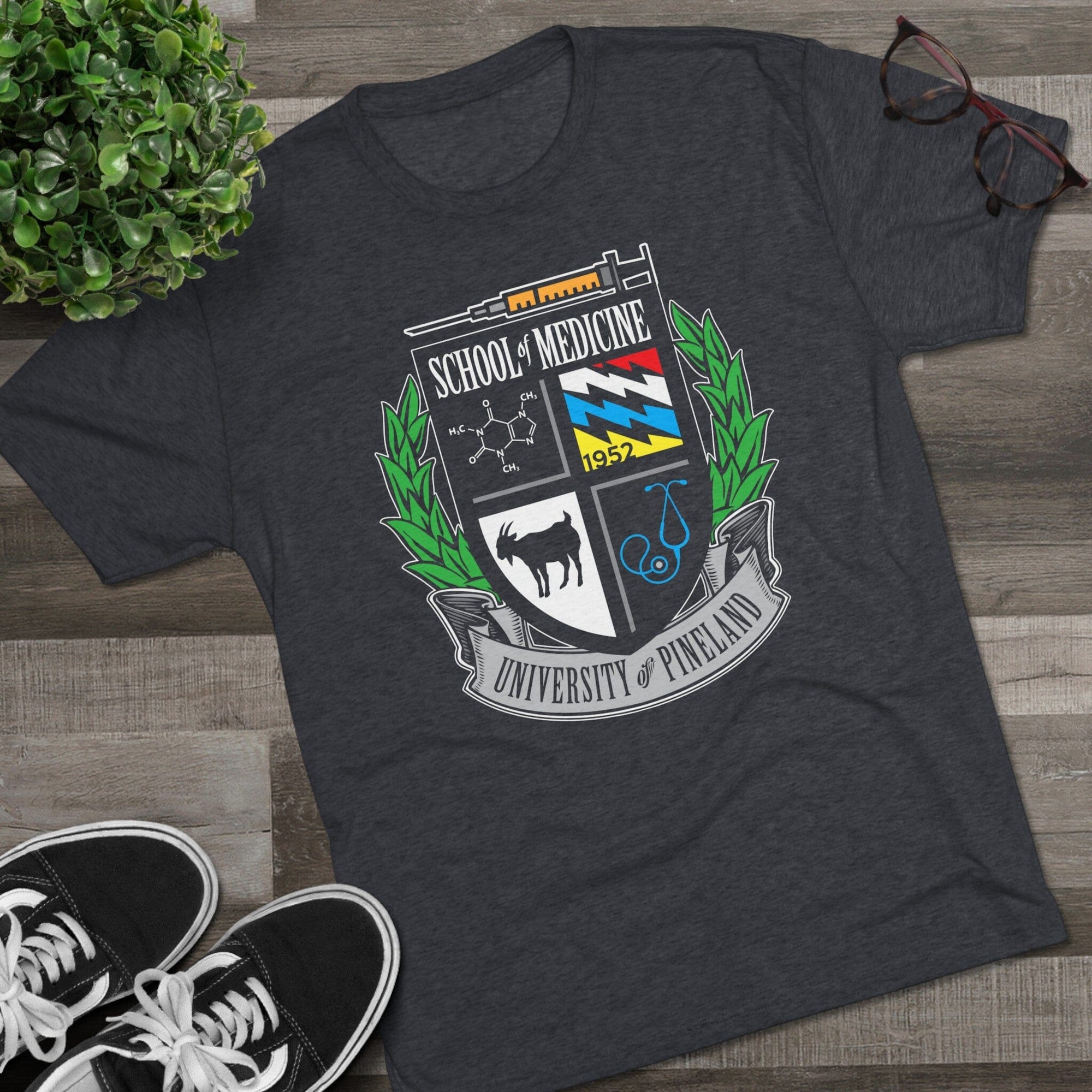University of Pineland Medic - Full Color Edition - Triblend Athletic ...