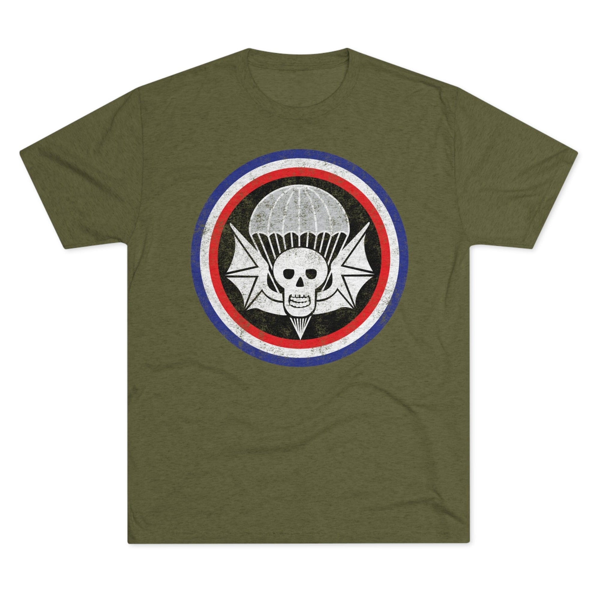 502nd Parachute Infantry Regiment WWII Insignia Triblend Athletic Shir ...