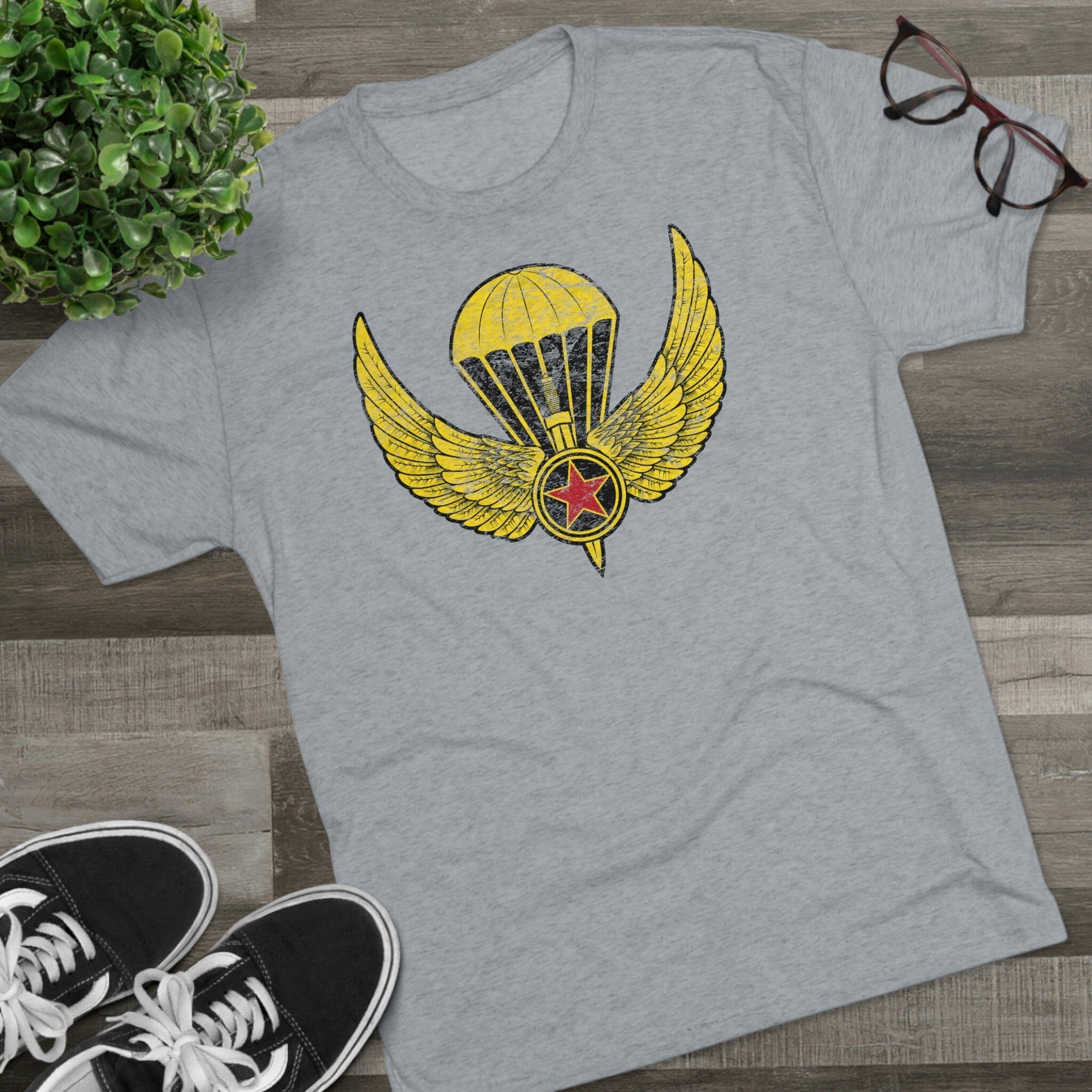 509th Airborne OPFOR Jump Wings Triblend Shirt – American Marauder