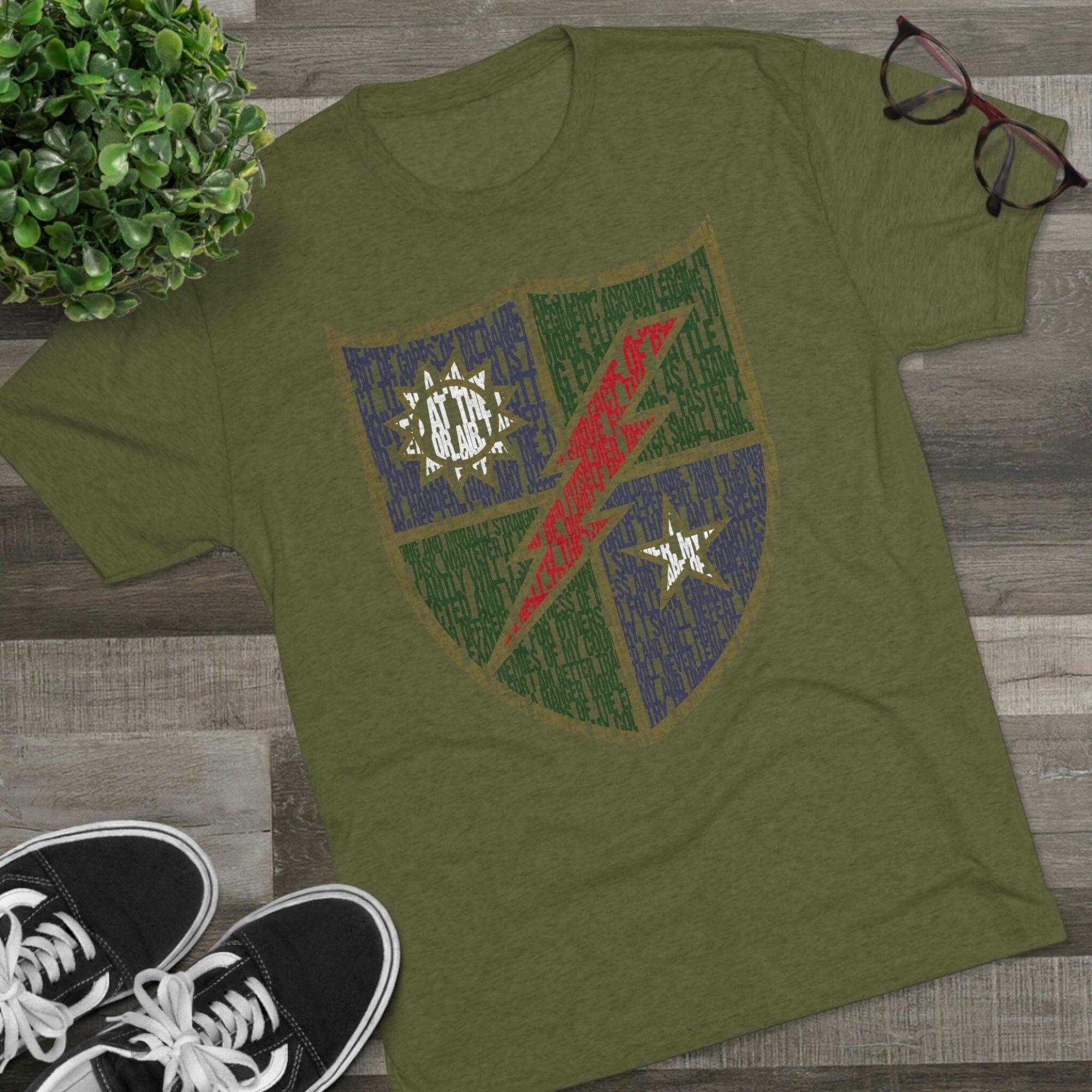 75th Ranger Regiment Ranger Creed Triblend Athletic Shirt – American ...