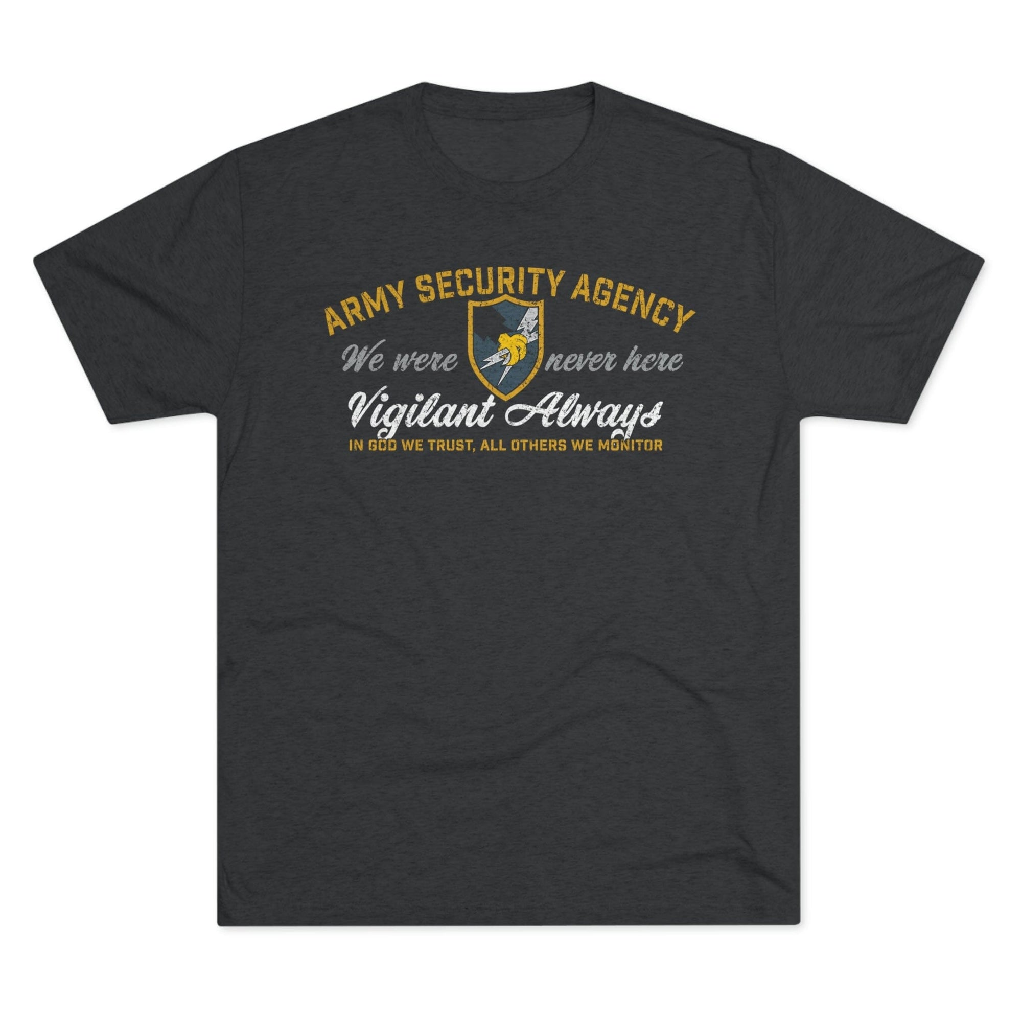 Army Security Agency Triblend Athletic Shirt – American Marauder