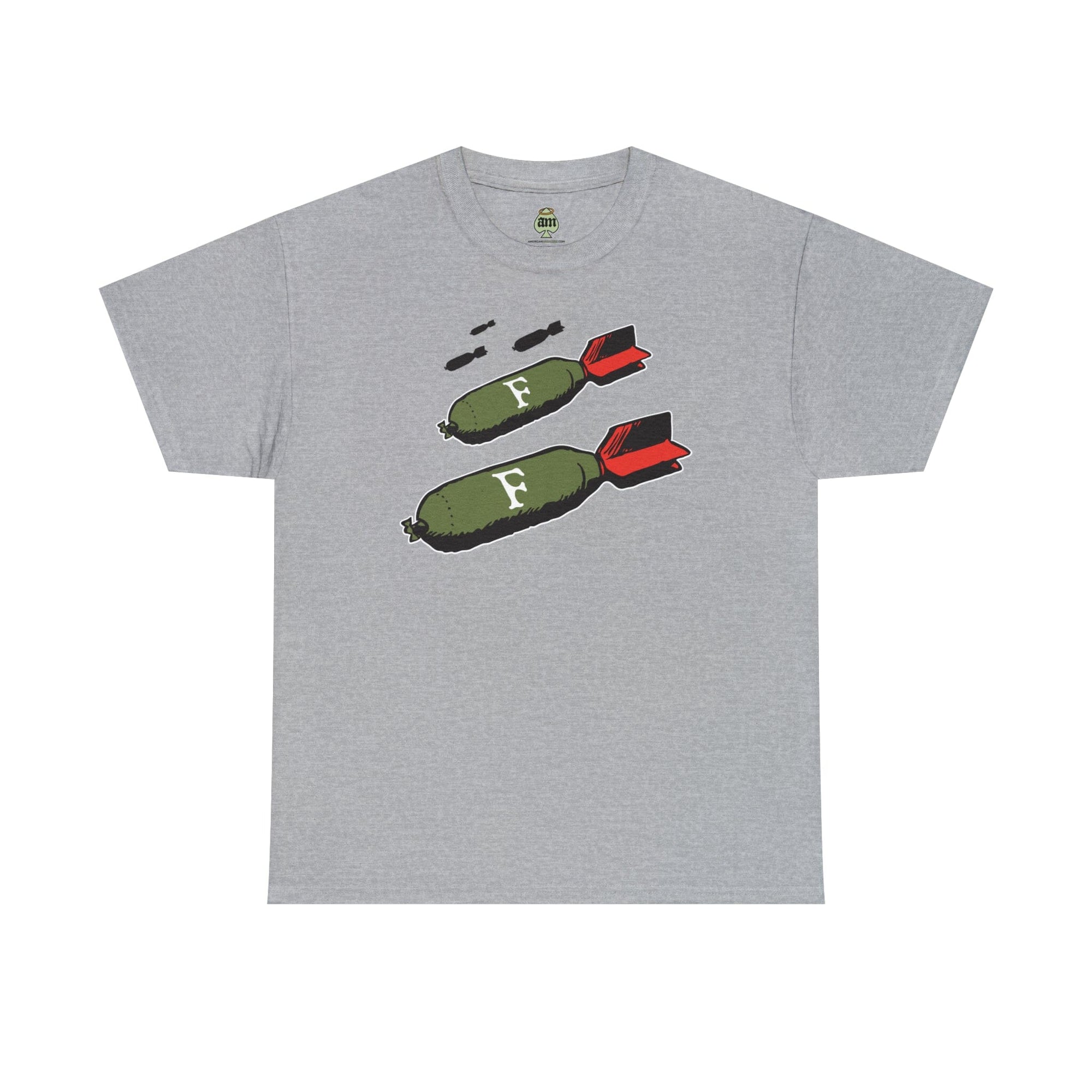 F Bombs Away - Unisex Heavy Cotton Tee – American Marauder