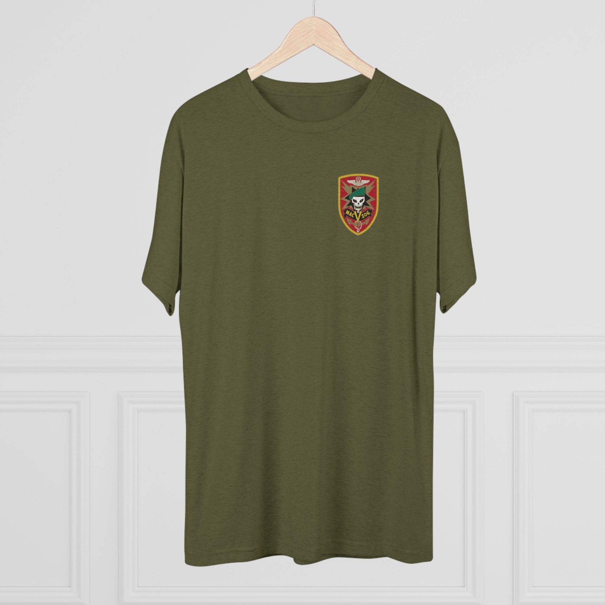 MACV-SOG Left Chest - Triblend Athletic Shirt – American Marauder