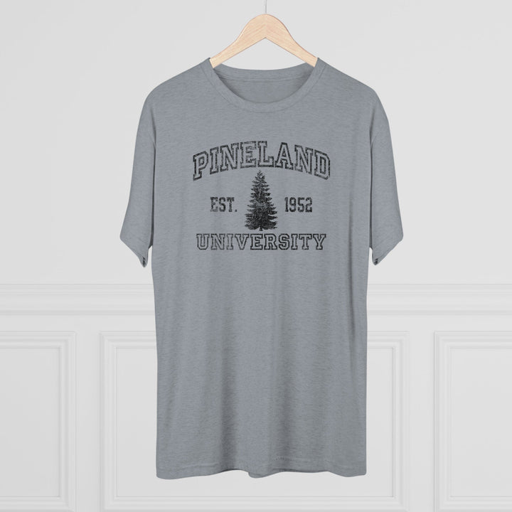 Pineland University Dark Logo Triblend Athletic Shirt – American Marauder