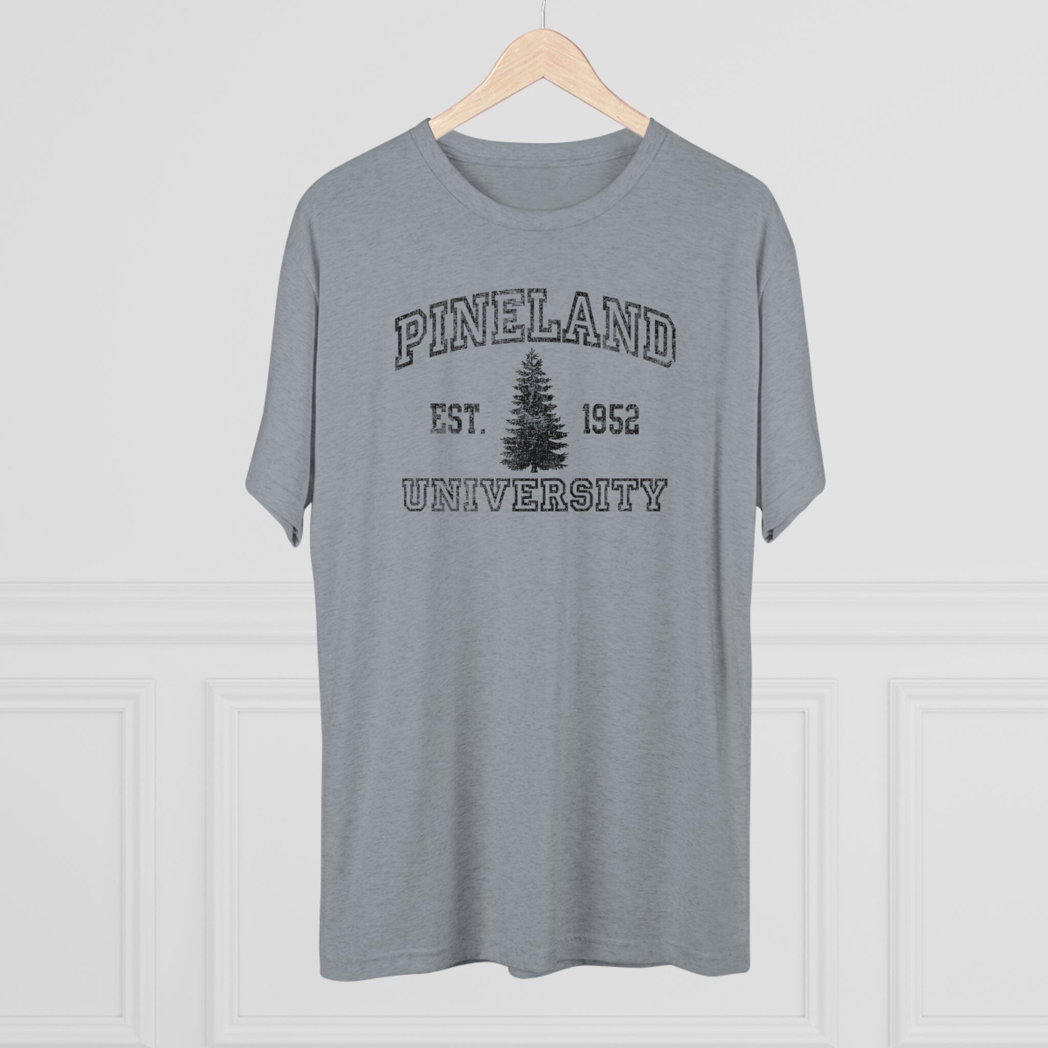 Pineland University Dark Logo Triblend Athletic Shirt – American Marauder