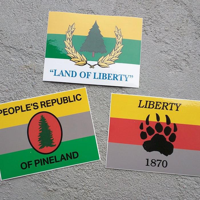 Republic of Pineland Flag Sticker – American Marauder