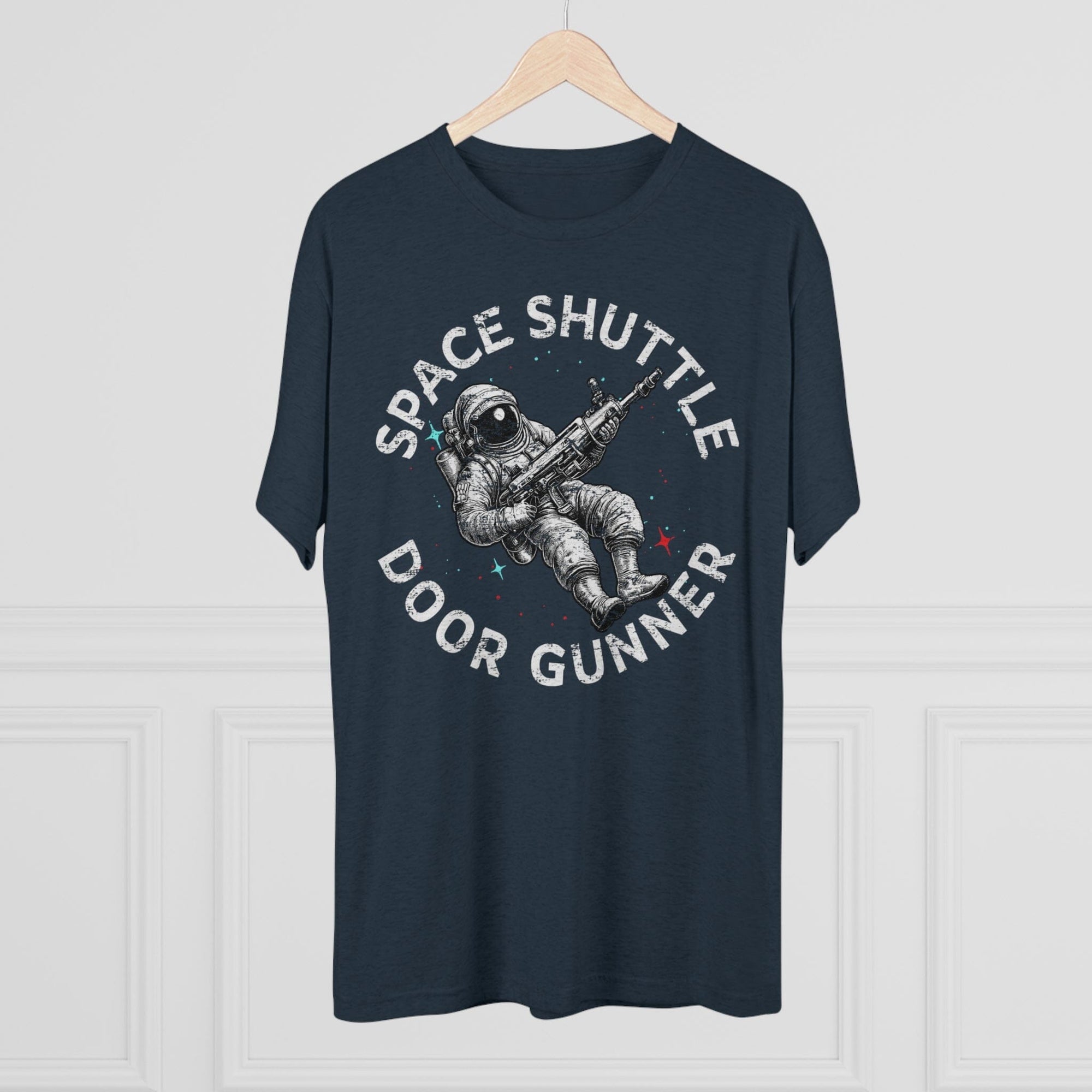 Space Shuttle Door Gunner - Triblend Athletic Shirt – American Marauder