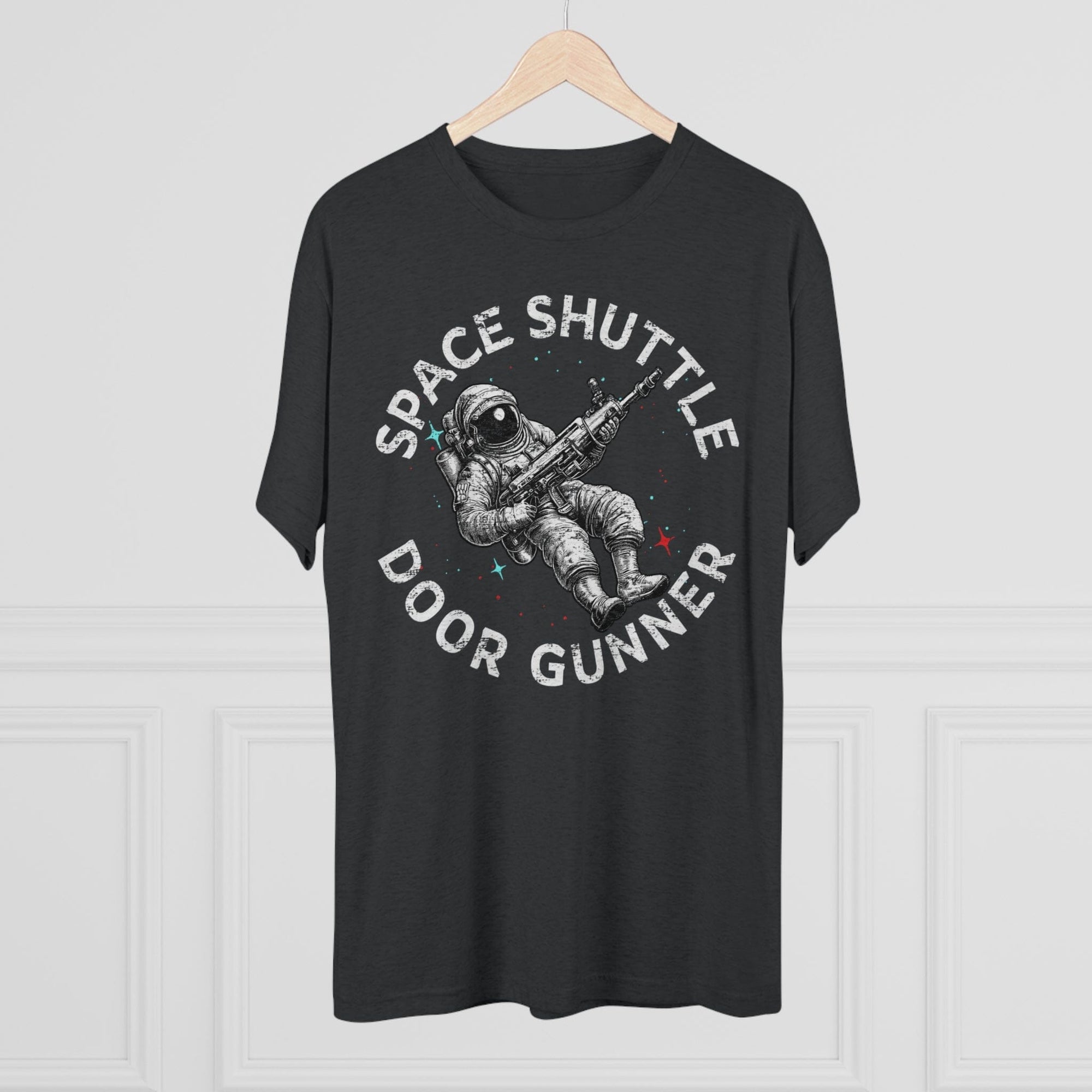 Space Shuttle Door Gunner - Triblend Athletic Shirt – American Marauder
