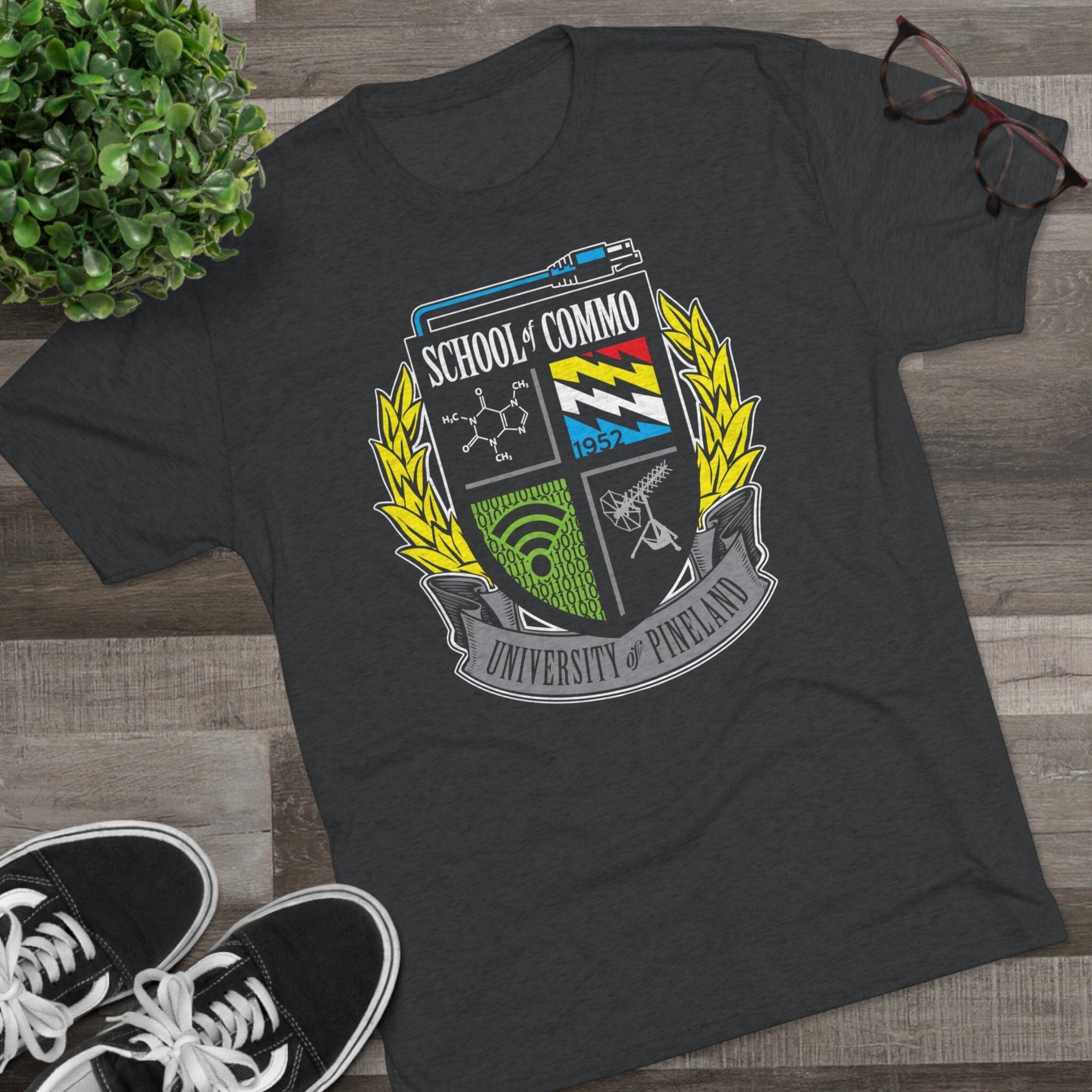 University of Pineland Commo - Full Color Edition - Triblend Athletic ...